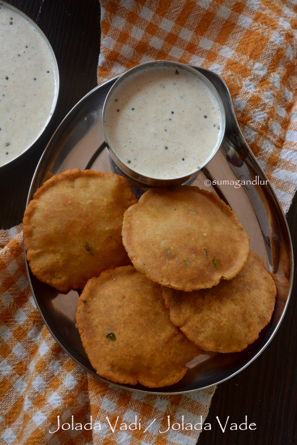Veggie Platter: A - Z Karnataka Recipe Series ~ J for Jolada Vade ...