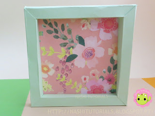 Nashi Tutorials: DIY: Shadow Box Frame (Paper Frame)