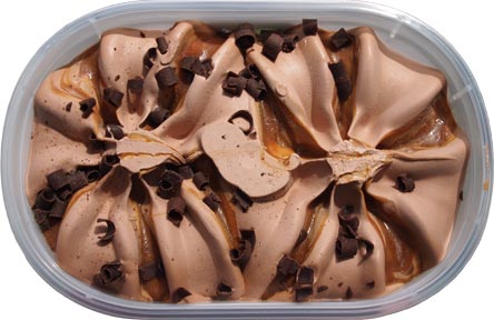 On Second Scoop: Ice Cream Reviews: Breyers Chocolate Caramel Gelato