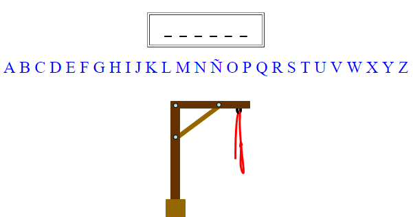 ** 6º A **: El ahorcado