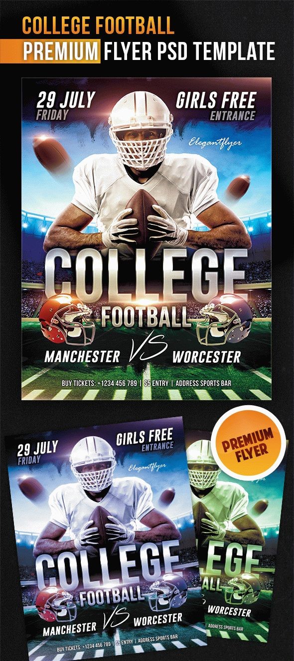 200+ Best Football Flyer Templates | Graphic Design Resources