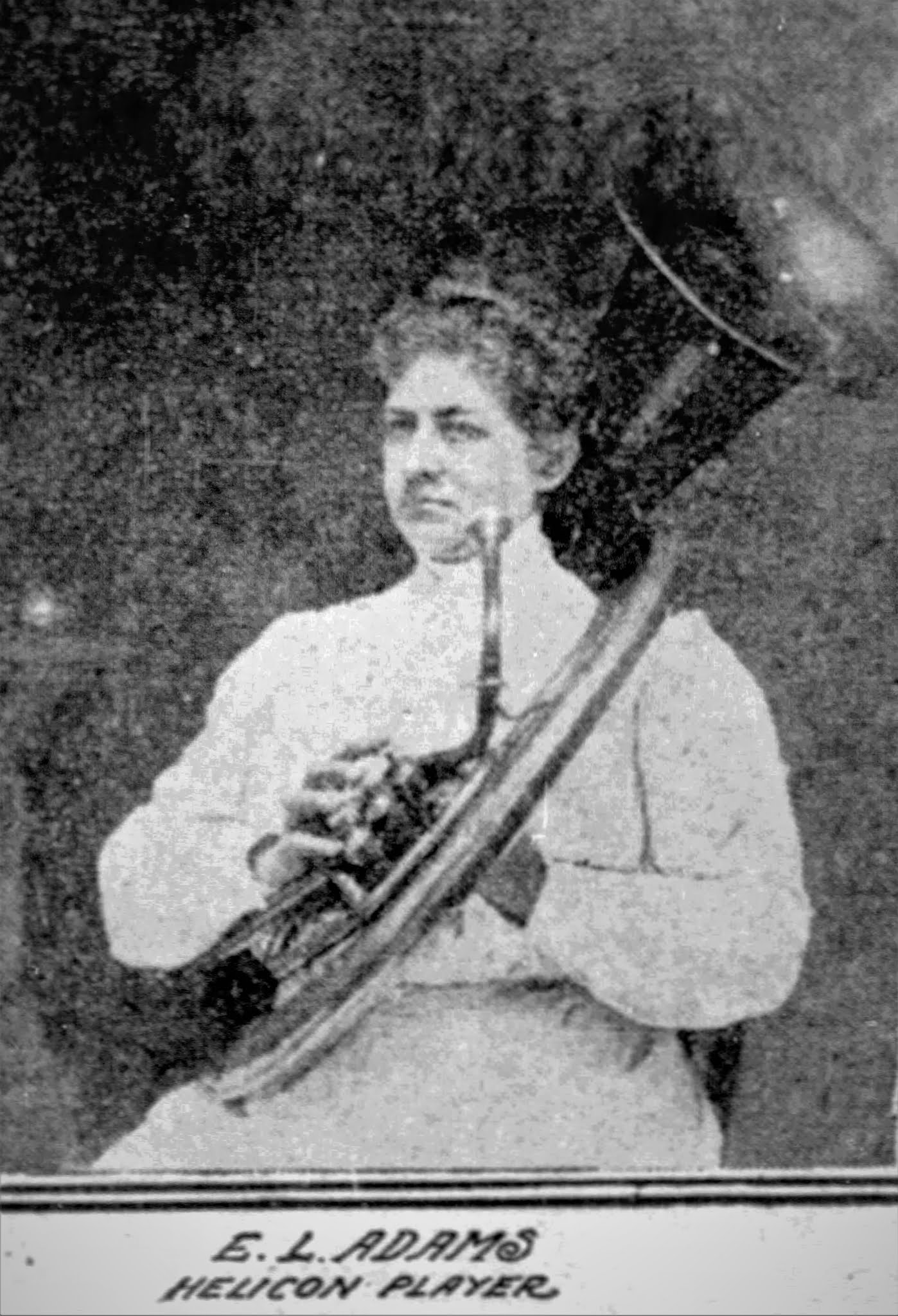 Strictly Oompah: The first female helicon bass player?