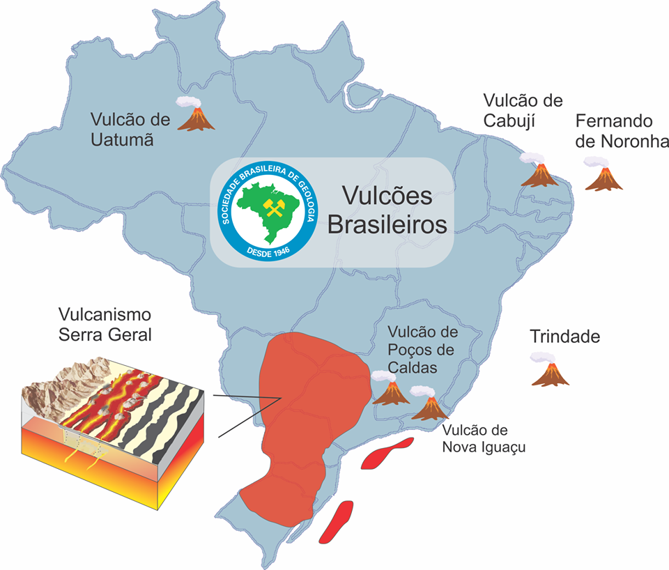 Blog de Geografia: Vulcões brasileiros