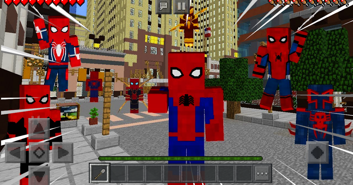Spartanos Addon Do Homem Aranha Para Minecraft Pe