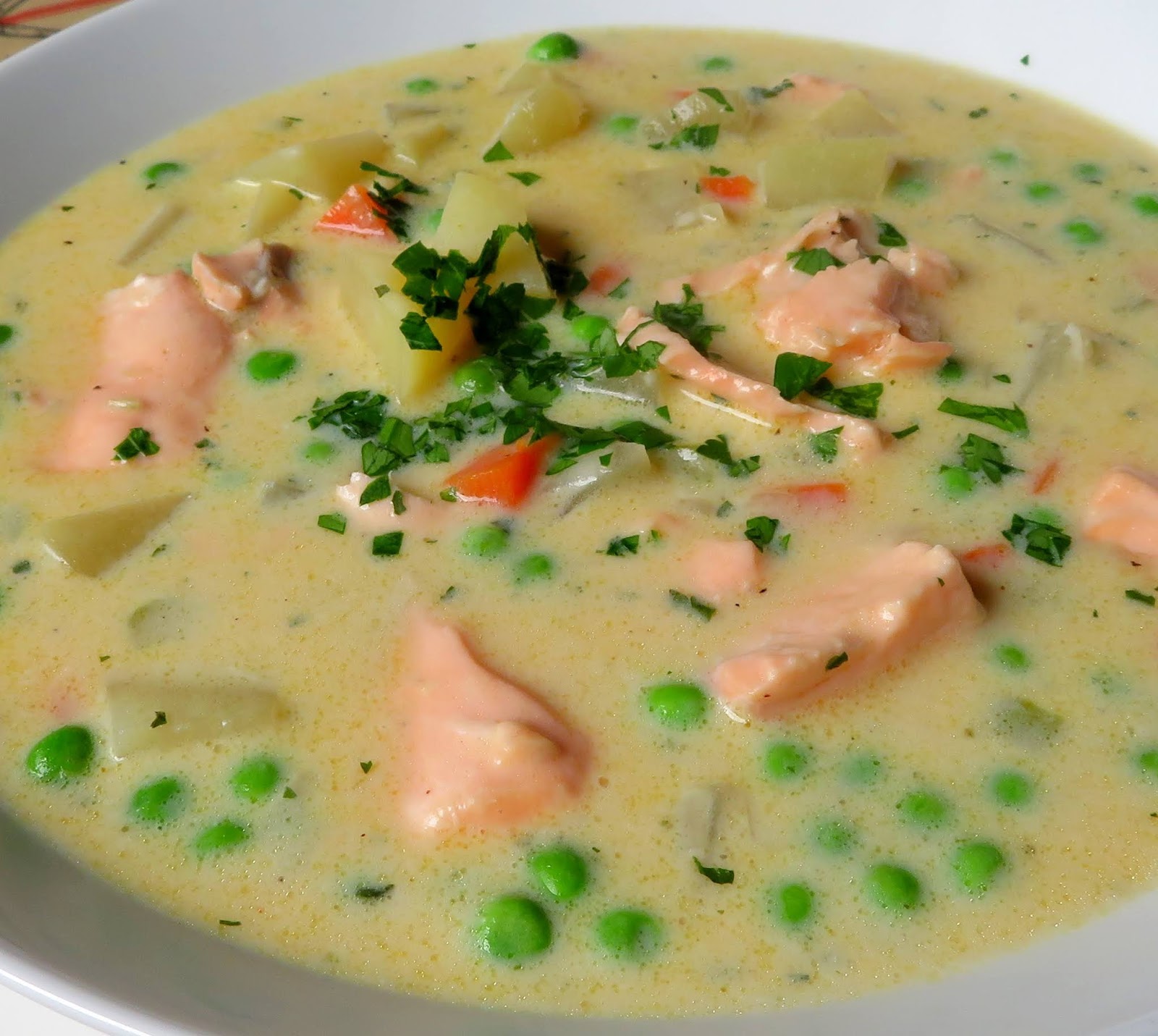Deliciously Creamy Fresh Salmon Chowder | The English Kitchen