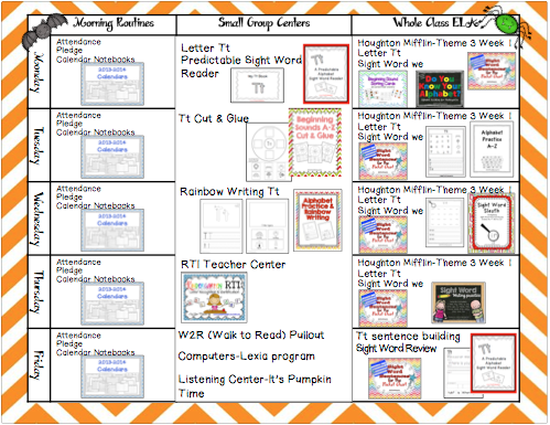 Lesson Plans for the Week | Time 4 Kindergarten