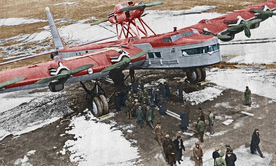 Just A Car Guy: Biggest airplane of it’s time, Tupolev ANT-20 Maksim ...