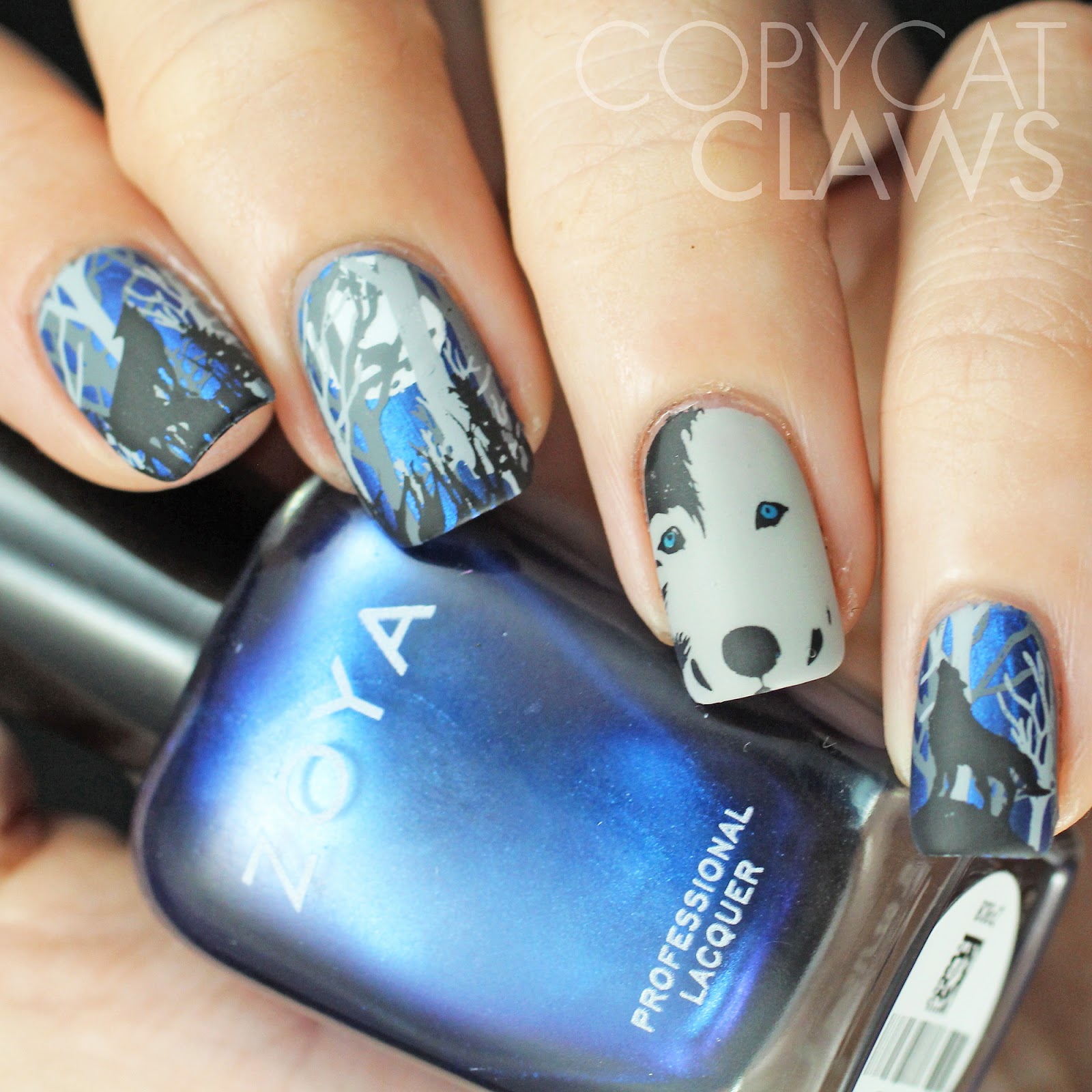 Copycat Claws: Wolf Nail Stamping