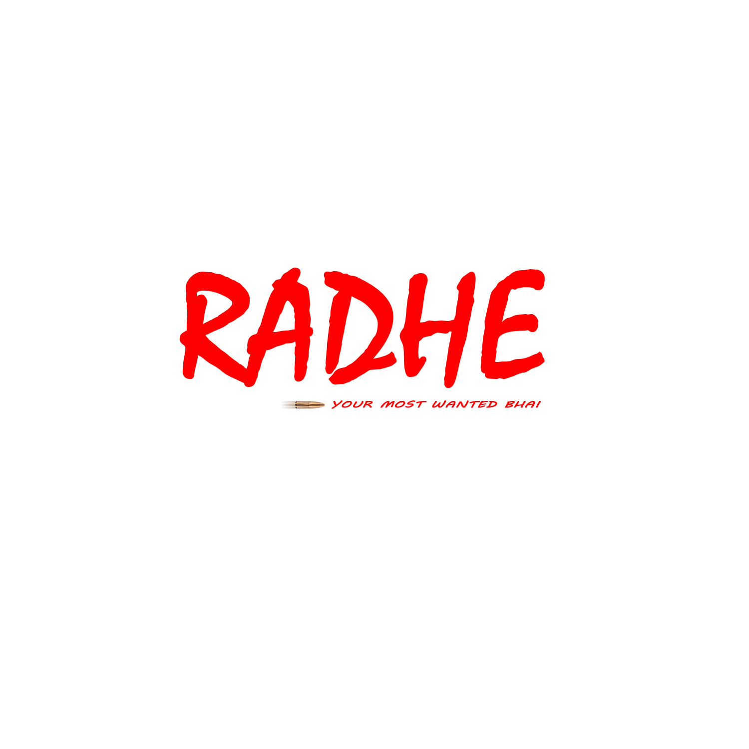 Radhe Movie Text PNG Free Stock For Editing [ Download ]