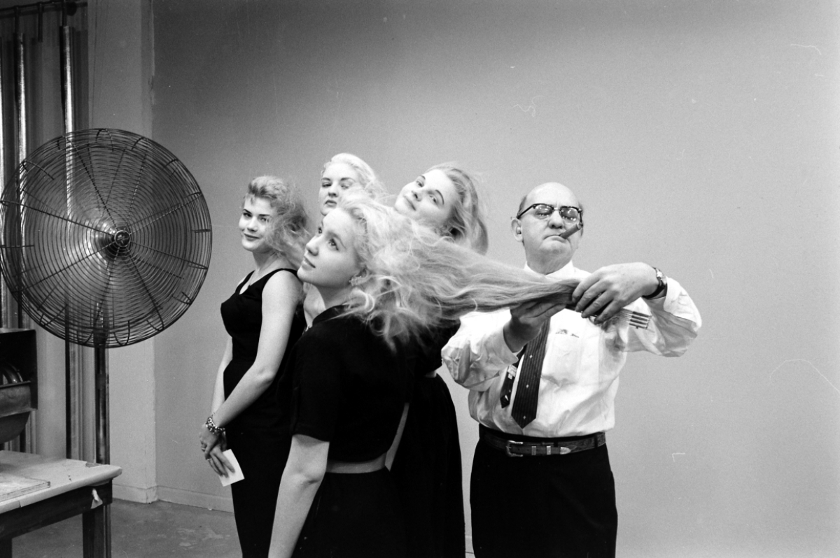Behind The Scenes Photographs From A 1950s Casting Call For A Long Haired Model ~ Vintage Everyday