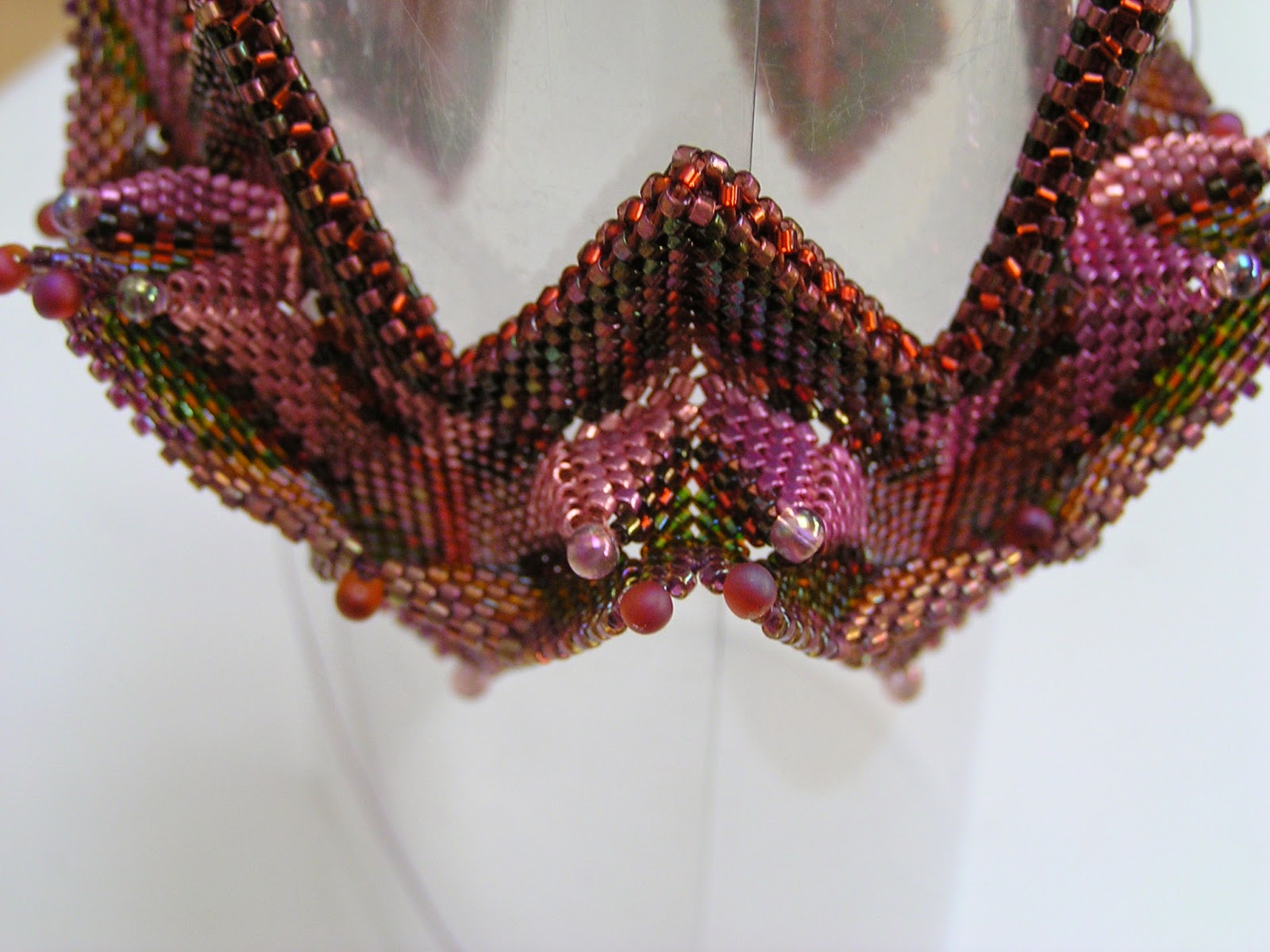 Catrina jewels: Contemporary Geometric Beadwork Bangle