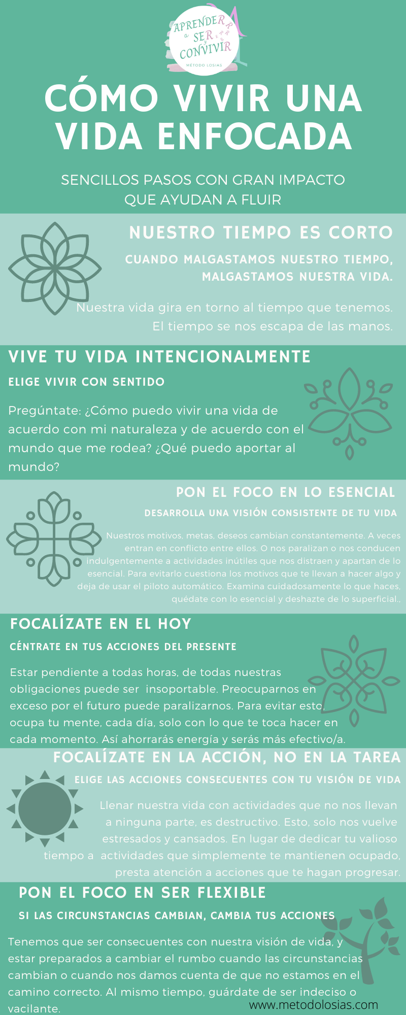 Aprende a enfocar tu vida