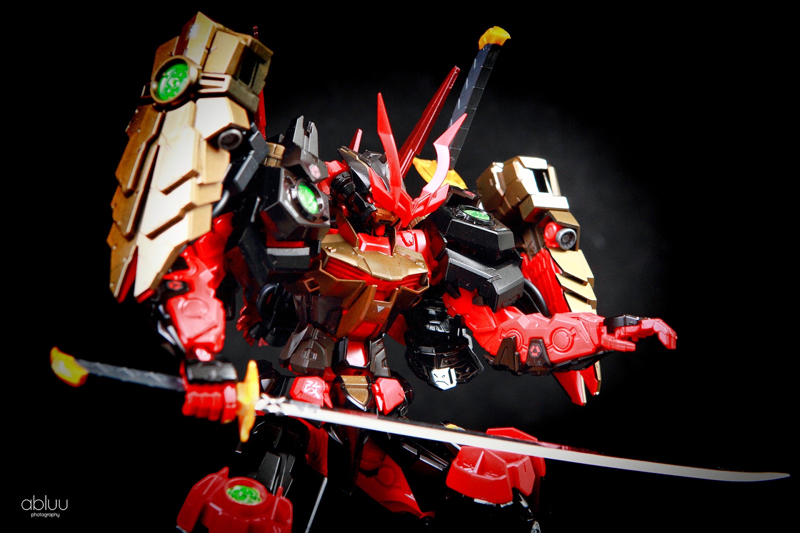 Painted Build: MG 1/100 Sengoku Astray Gundam