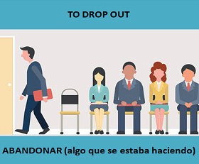 El Clemente Inglés: MIÉRCOLES - PHRASAL VERBS ("To drop out”)