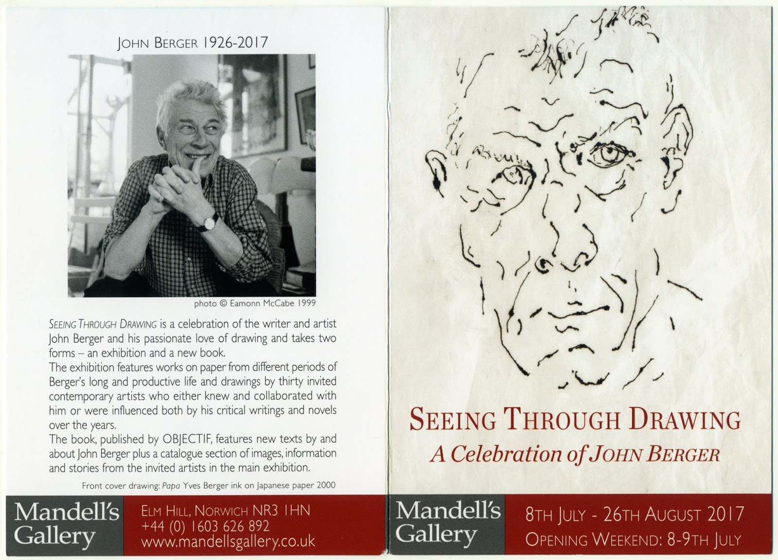 Peter Foolen: Seeing Through Drawing – A Celebration of John Berger
