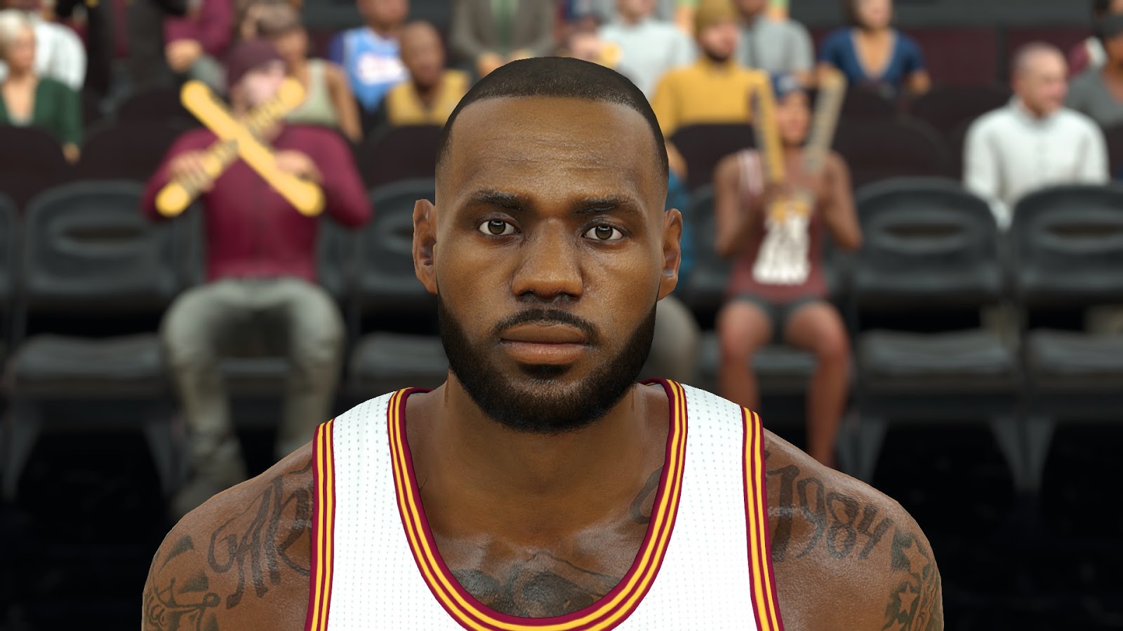 NBA 2K17 Lebron James Cyberface