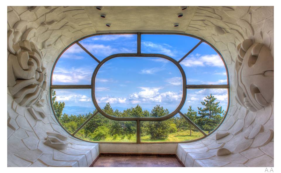 Das Ilinden Denkmal 'Makedonium' in Kruševo