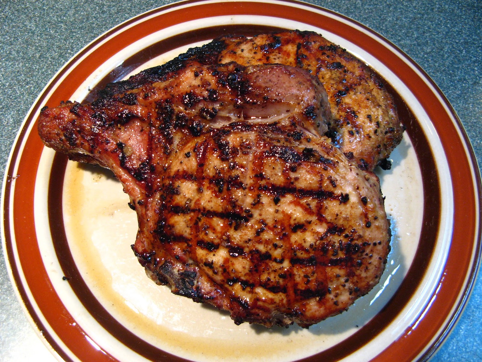 Duck Soup Easy Grilled Hickory Smoked Rib Eye Pork Chops