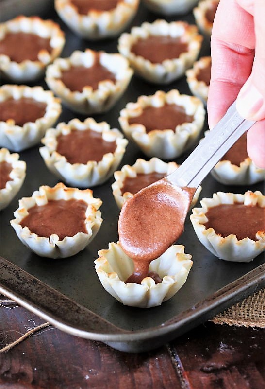Chocolate Chess Pie Tartlets | The Kitchen is My Playground