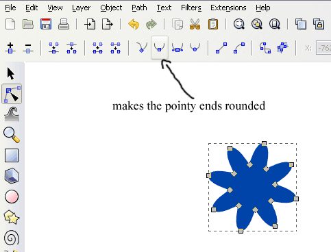 Clipart: Inkscape For Beginners - Drawing Flower