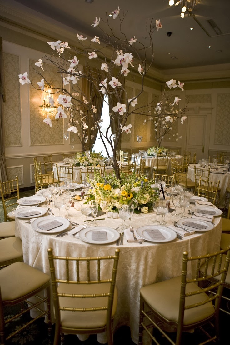 Sonal J. Shah Event Consultants, LLC: Tree Style Centerpieces