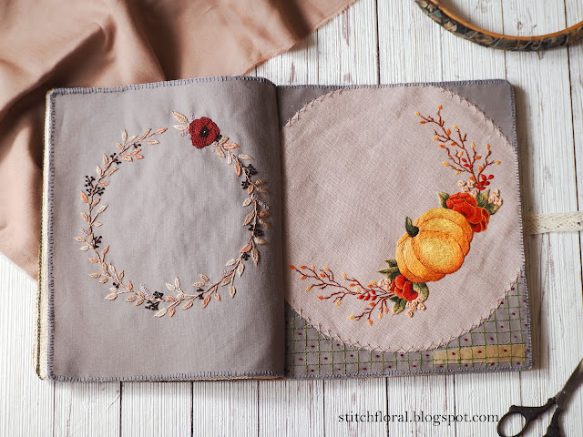 My second embroidery journal is complete! - Stitch Floral