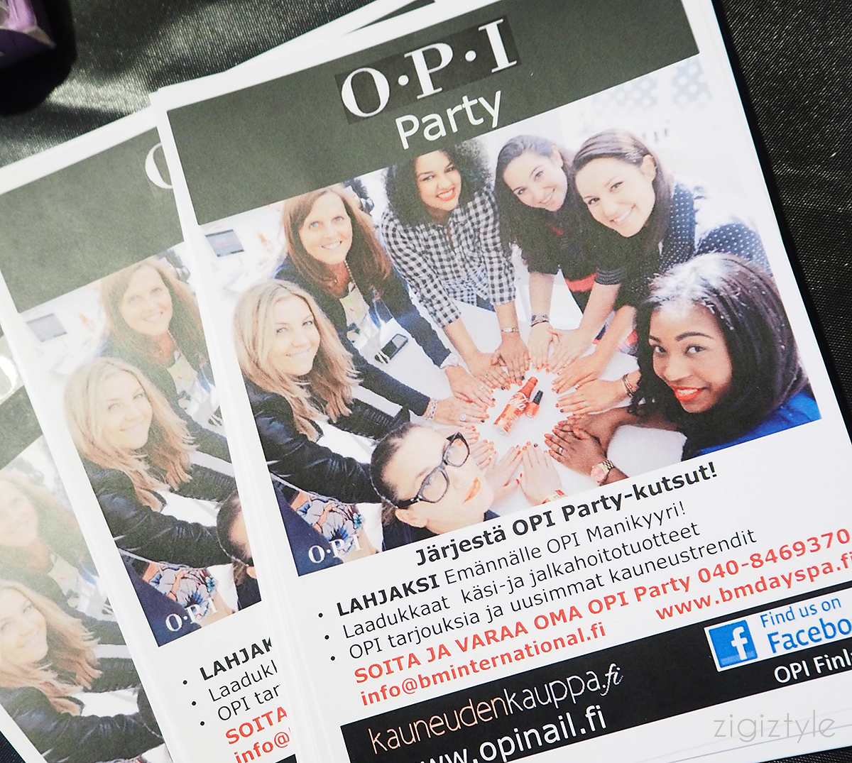 OPI Party -kotikutsut - ZigiZtyle