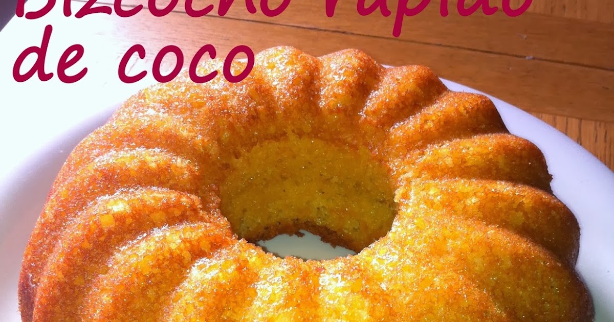 Cocinar Con Mycook Bizcocho RÁpido De Coco
