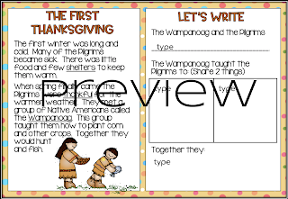 1st Grade Hip Hip Hooray!: The First Thanksgiving