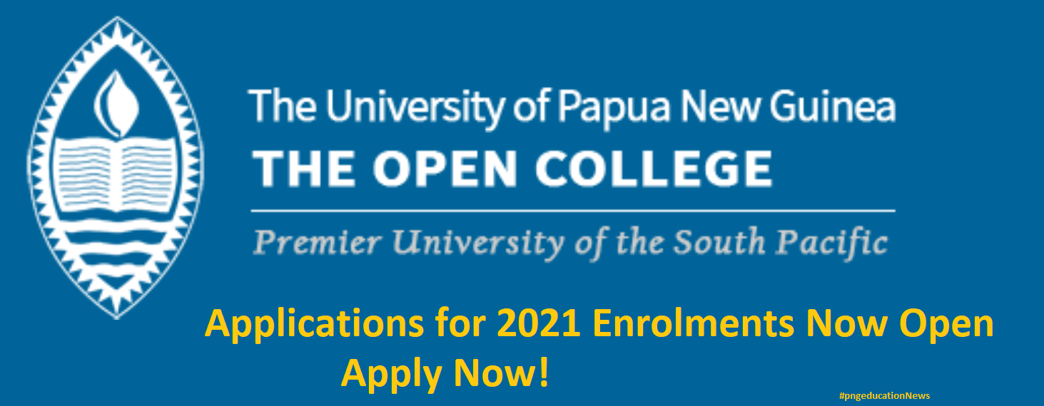 Applications for UPNG Open Campus Undergraduate and Diploma Programs ...