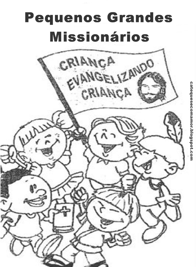Crescendo com Cristo: Colorir: Missões