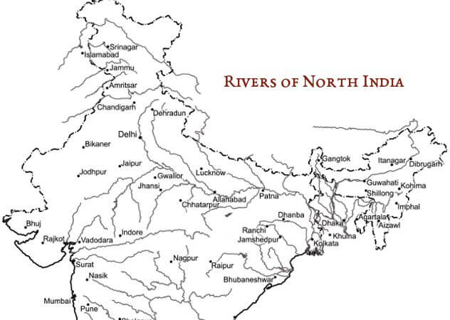 Rivers & Cities of North India