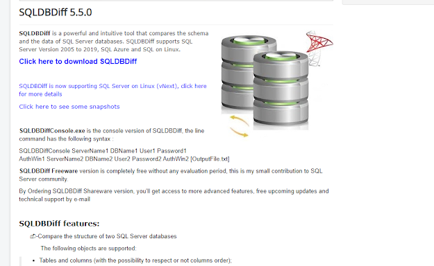 SQL schema-free comparison tools : Sql schema free comparison tool ...