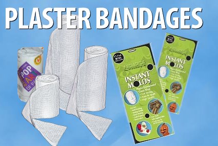 Usages of Plaster of Paris Bandages | Casting and Creating Modeling ...