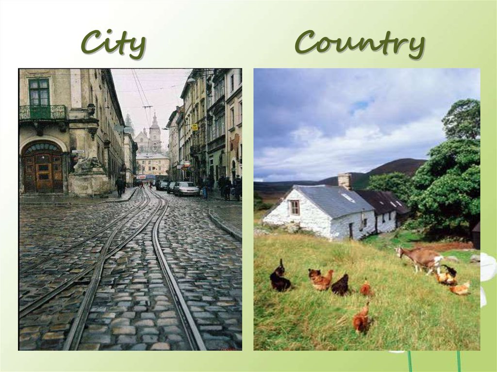 Resources to learn English: Types of neighbourhoods