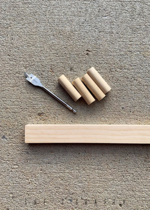 She's Crafty: DIY Dowel Peg Rack