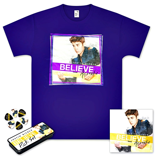 Justin Bieber: Pre-Order Justin's Believe Acoustic Merch Bundle!