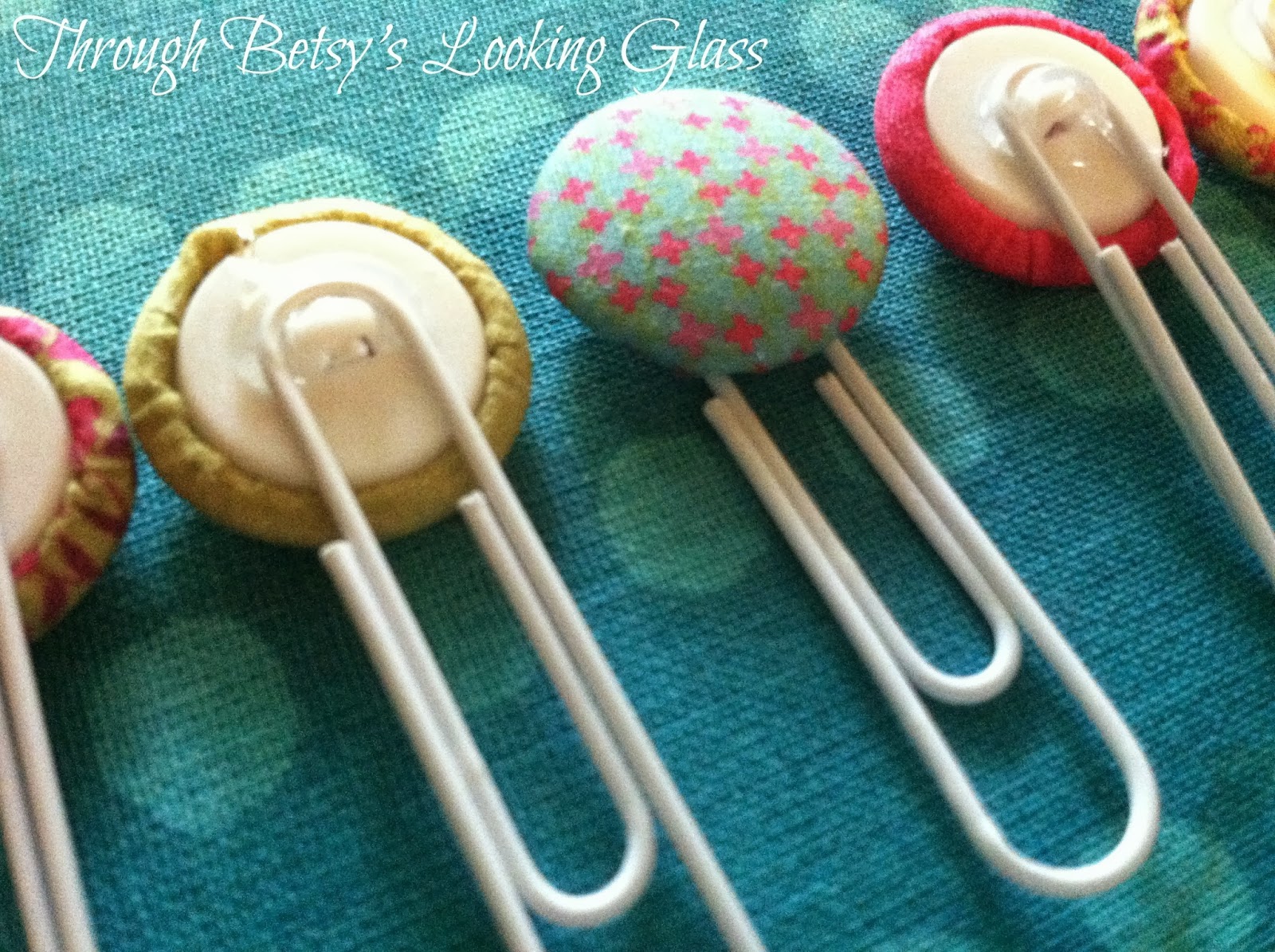 Through the Looking Glass: Button Bookmarks