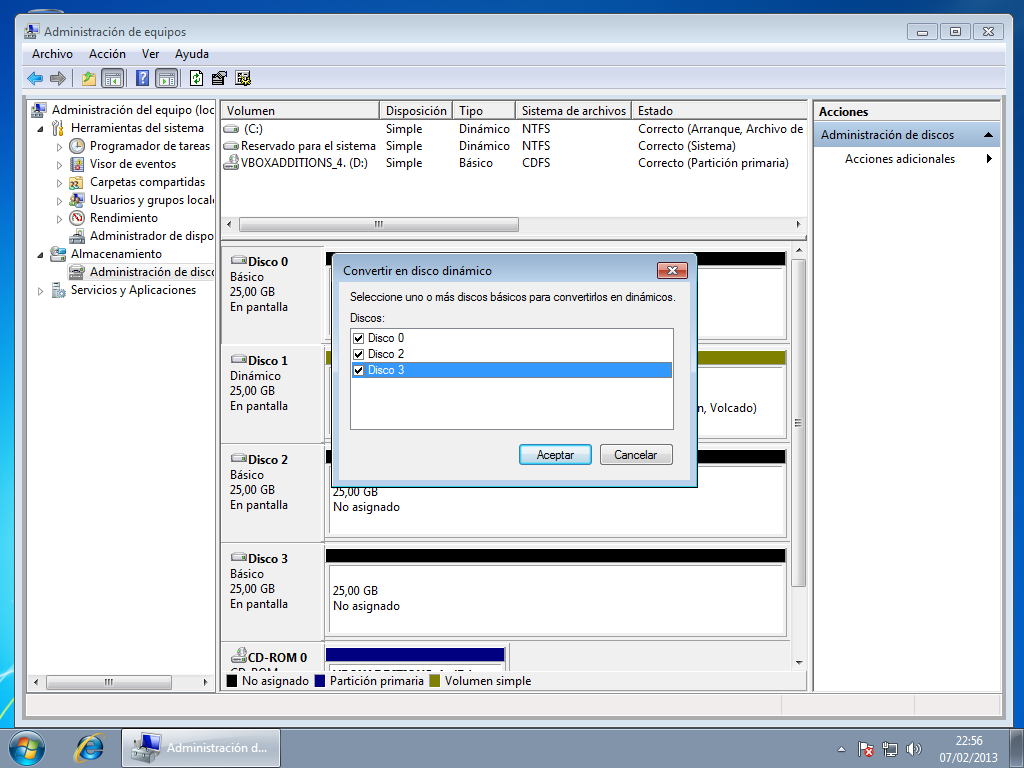Mantenimiento de Equipos de Voz y Datos: Montar un RAID 0 y RAID 1 por ...