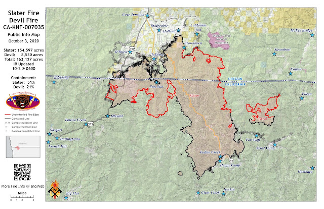 Southwest Oregon Wildfire Information Center: SLATER & DEVIL FIRE