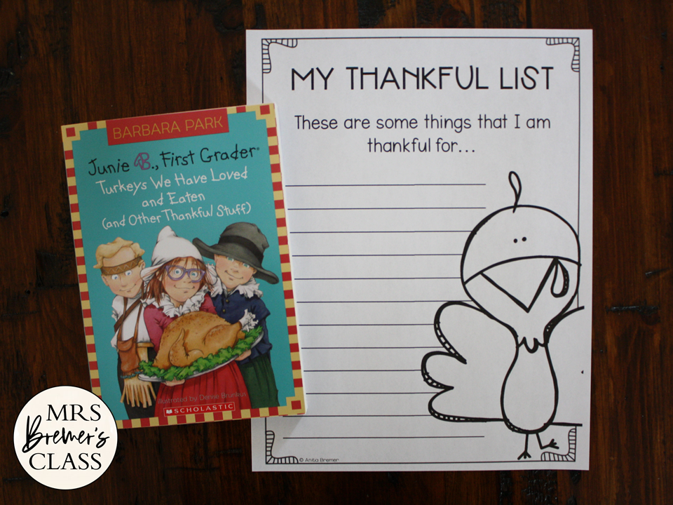 Junie B Jones Turkeys We Have Loved and Eaten (and other Thankful Stuff ...
