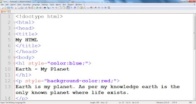 Html And Css Through English: Html Editors - Notepad++ And Anwriter