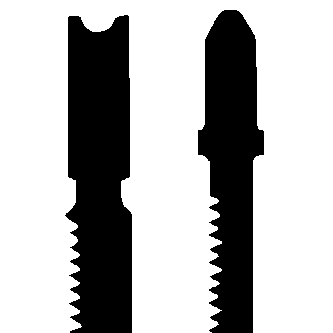Jigsaw Blade Clamp Repair (U-Shank to T-Shank Conversion) | Greens and ...