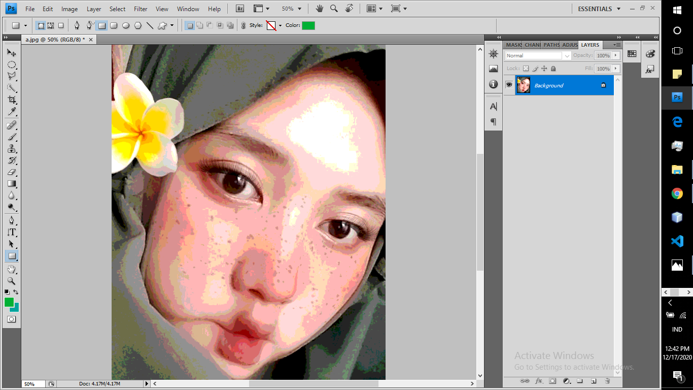 membuat Vector pada Photoshop (POSTERIZE)