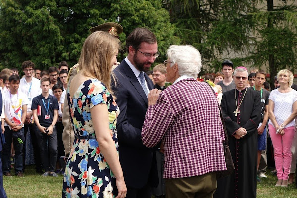 Prince Guillaume And Princess Stéphanie Visit Poland