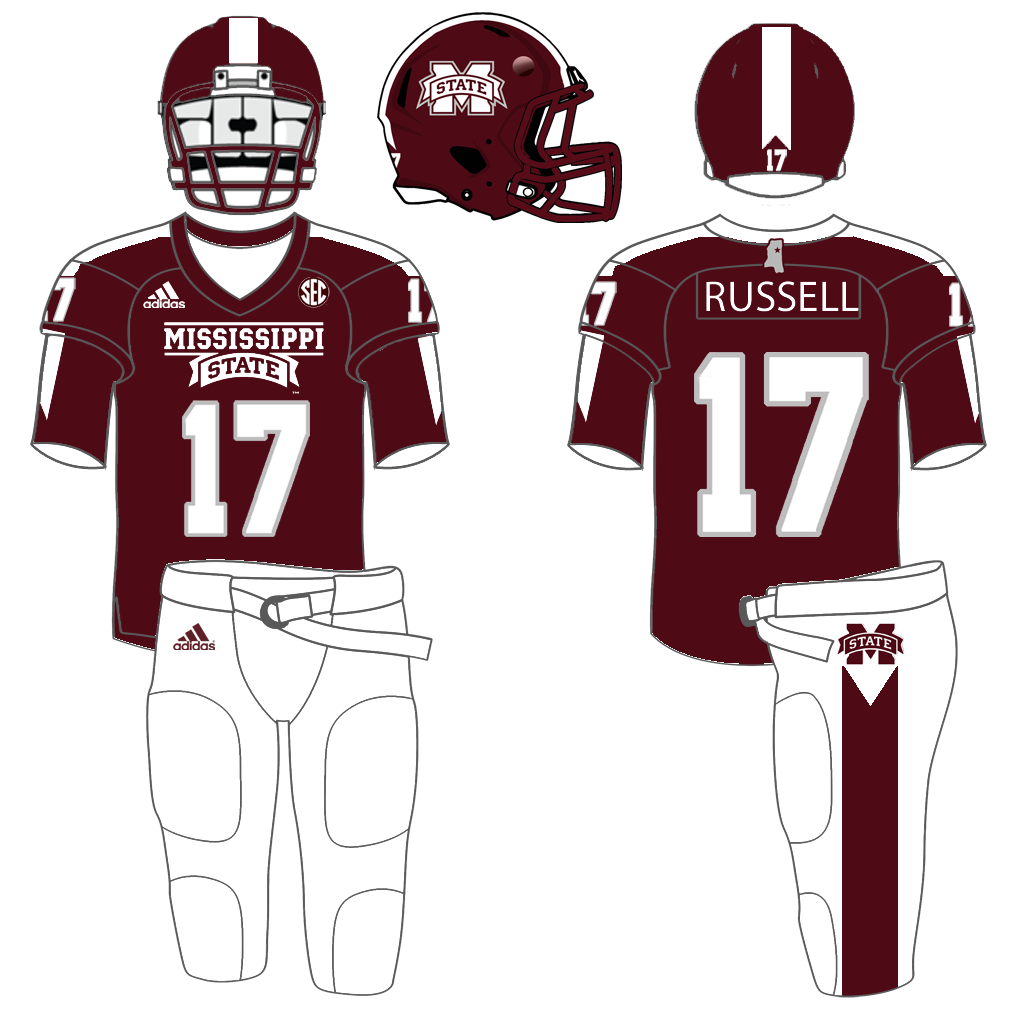 Mississippi St. Football Uniform Tracker: Week 10: Alabama 20 ...
