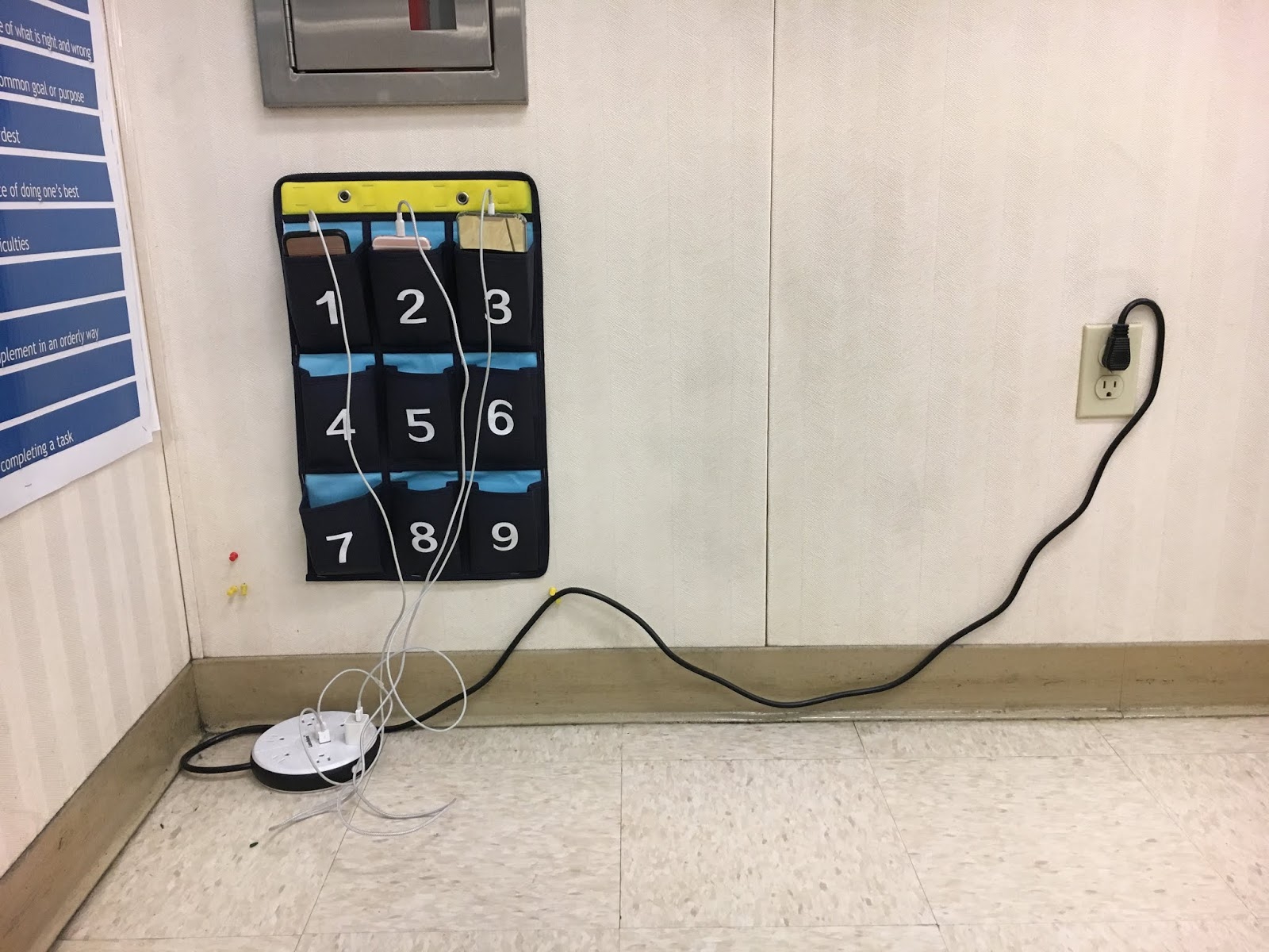 Student Phone Charging Station