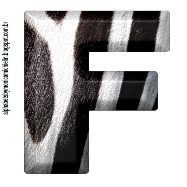 Monica Michielin Alphabets: #ZEBRA ALFABETO PNG