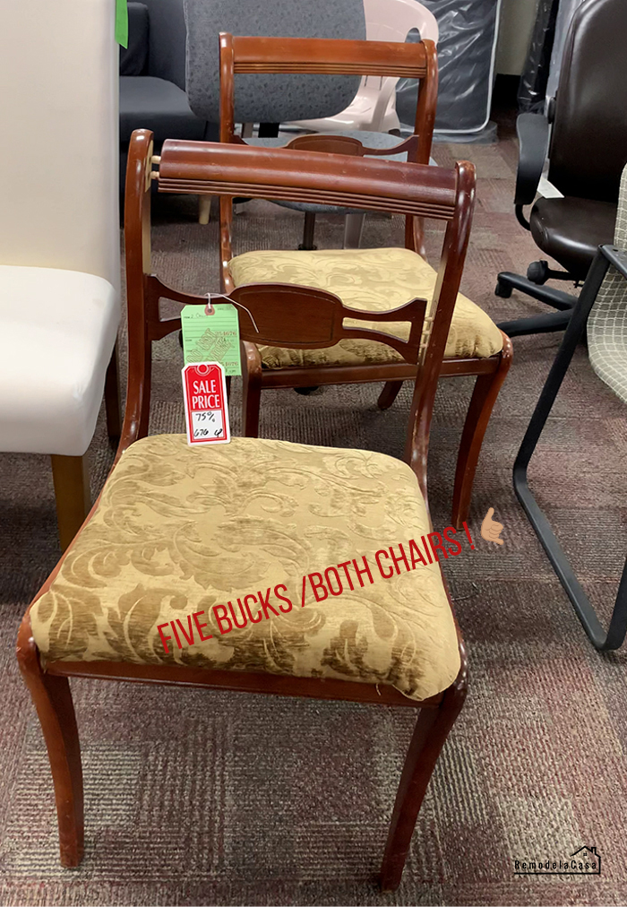 Duncan Phyfe Chair Makeover - Remodelando la Casa