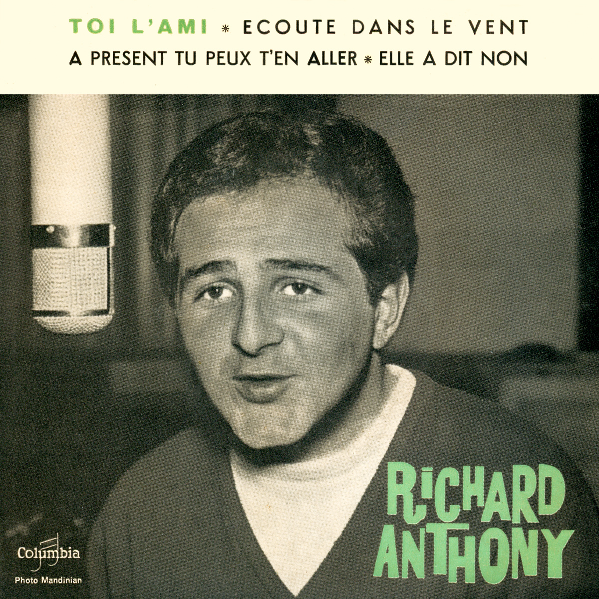 RICHARD ANTHONY 4 cds